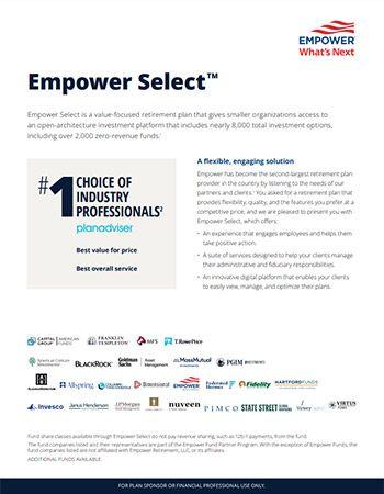 Retirement Products - Empower Select | Empower